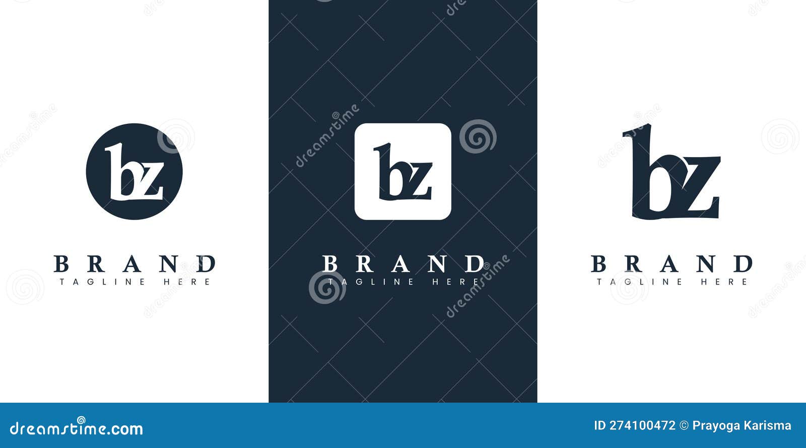 Modern and Simple Lowercase BZ Letter Logo, Suitable for Any Business ...