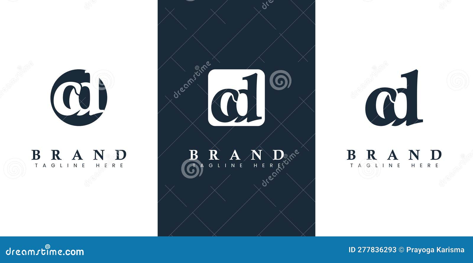 Modern and Simple Lowercase CD Letter Logo, Suitable for Any Business ...