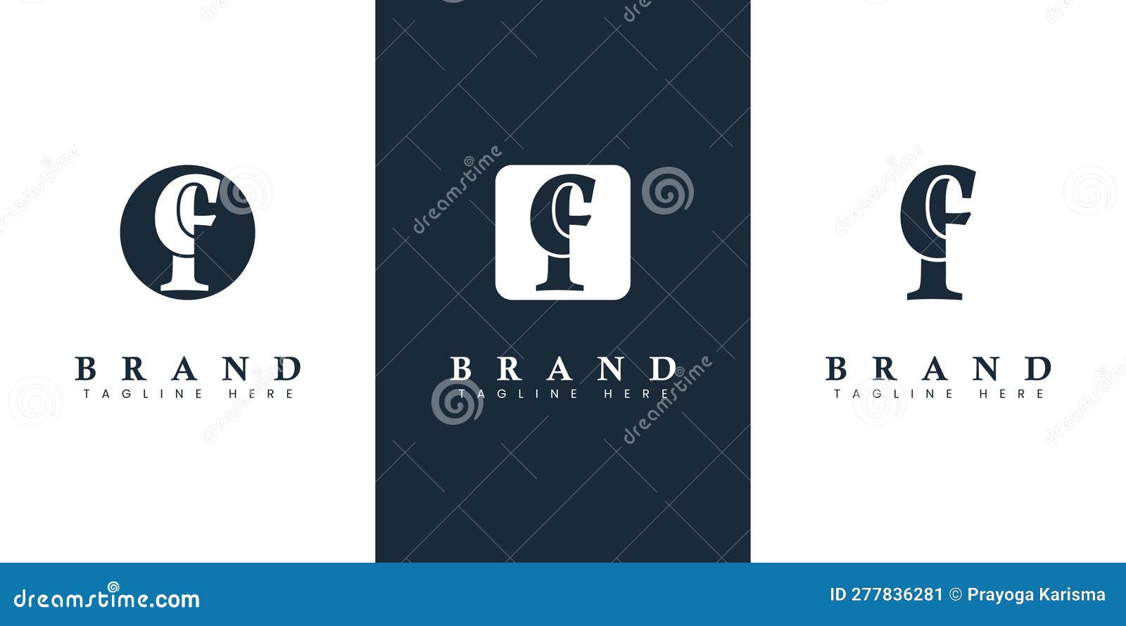 Modern and Simple Lowercase CF Letter Logo, Suitable for Any Business ...