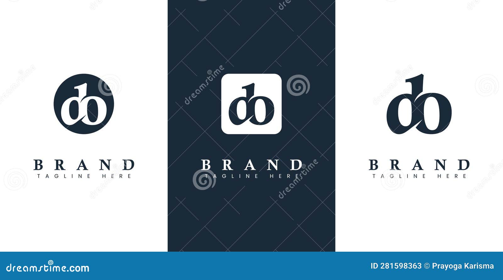 Modern and Simple Lowercase DO Letter Logo, Suitable for Any Business ...