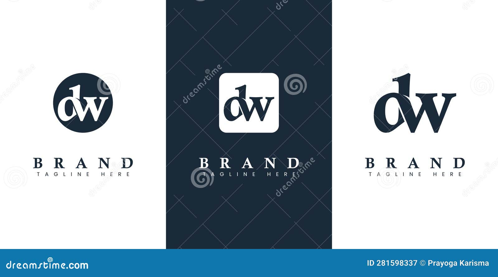 Modern and Simple Lowercase DW Letter Logo, Suitable for Any Business ...