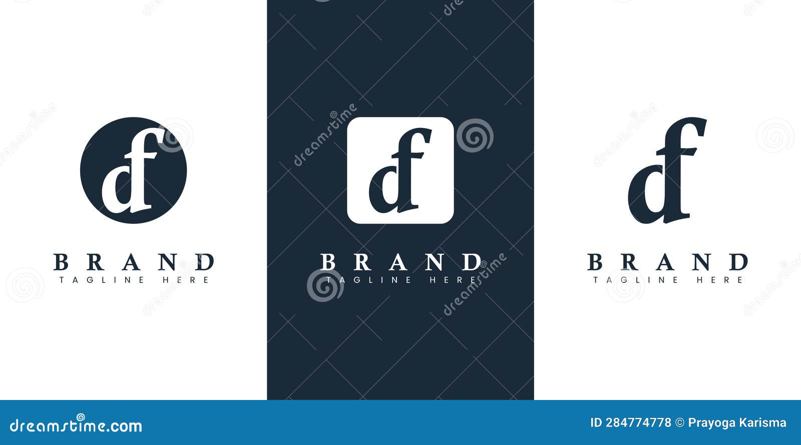 Modern and Simple Lowercase FD Letter Logo, Suitable for Any Business ...