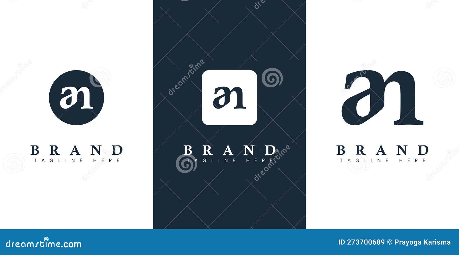 Modern and Simple Lowercase an Letter Logo, Suitable for Any Business ...