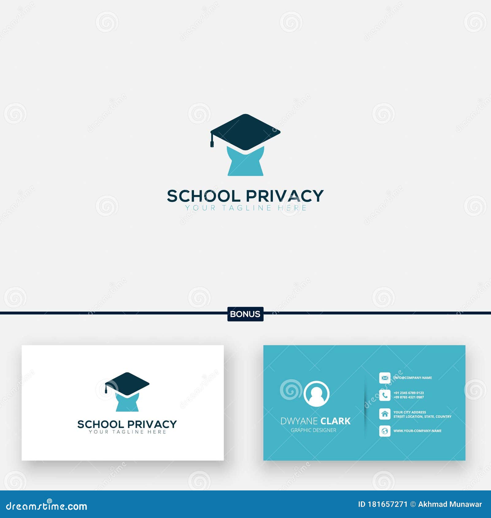 Modern and Simple Privacy Academy Logo Stock Vector - Illustration of ...