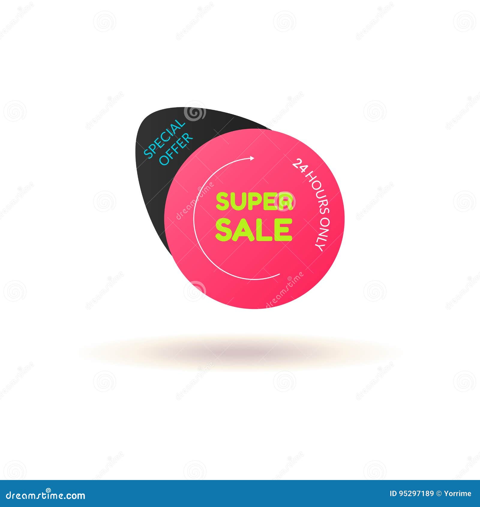Modern Simple Sale Badge Template Stock Vector - Illustration of coupon ...
