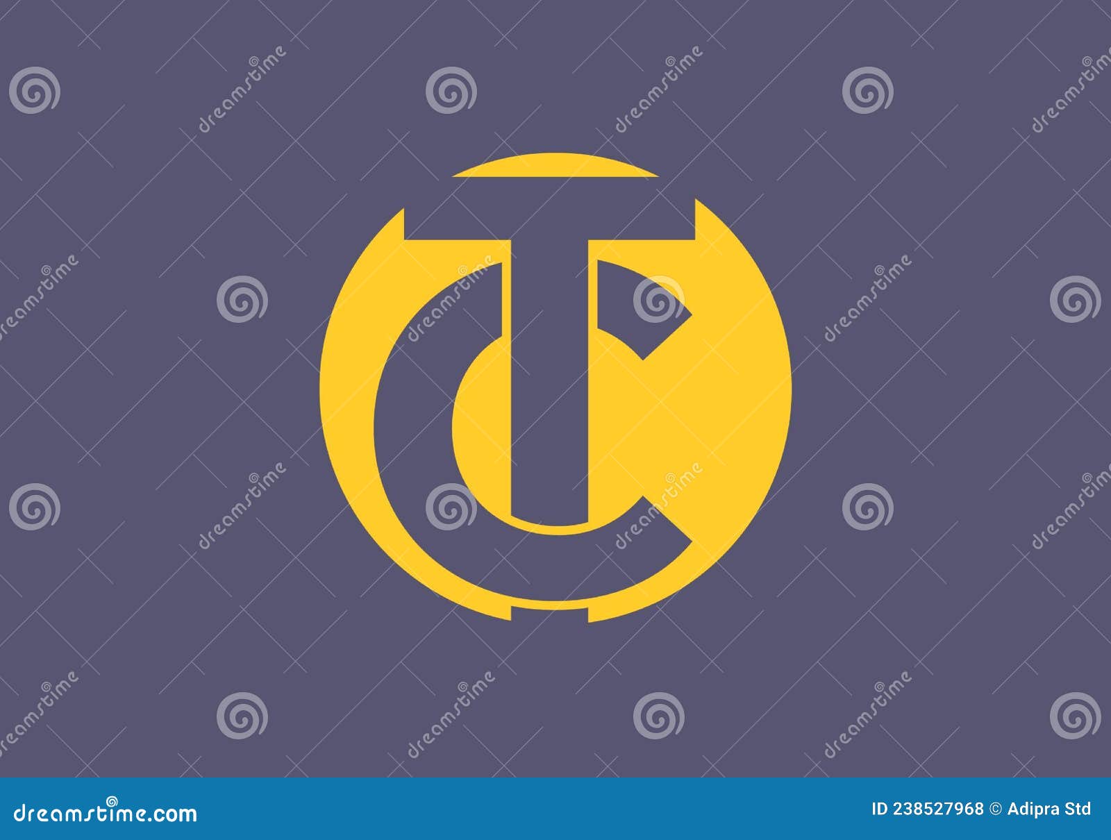 Modern Simple TC Initial Letter Stock Vector - Illustration of minimal ...