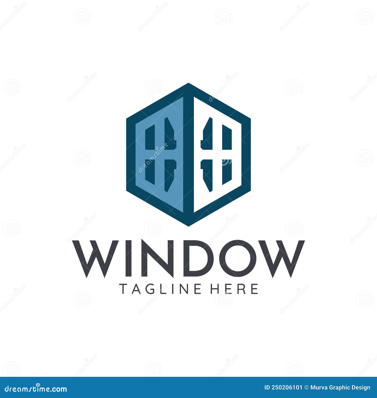 Modern and Simple Window Logo Vector Stock Vector - Illustration of ...