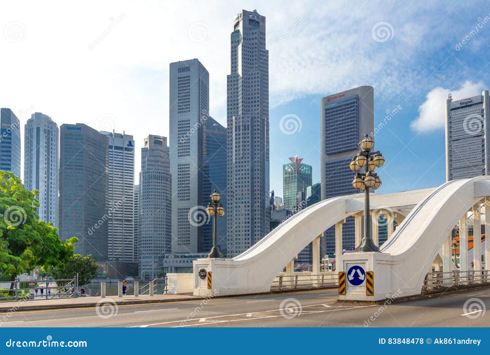 Modern Singapore City and State Editorial Stock Photo - Image of trees ...