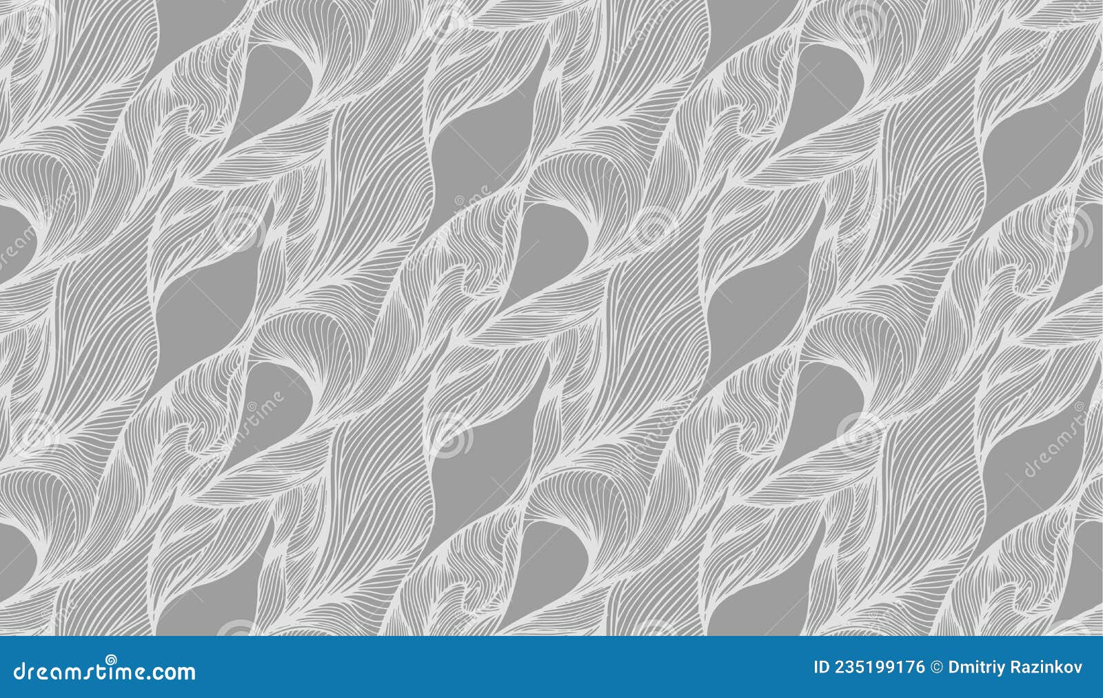 Modern Sketch Flow Pattern. Abstract Geometric Decoration Element ...