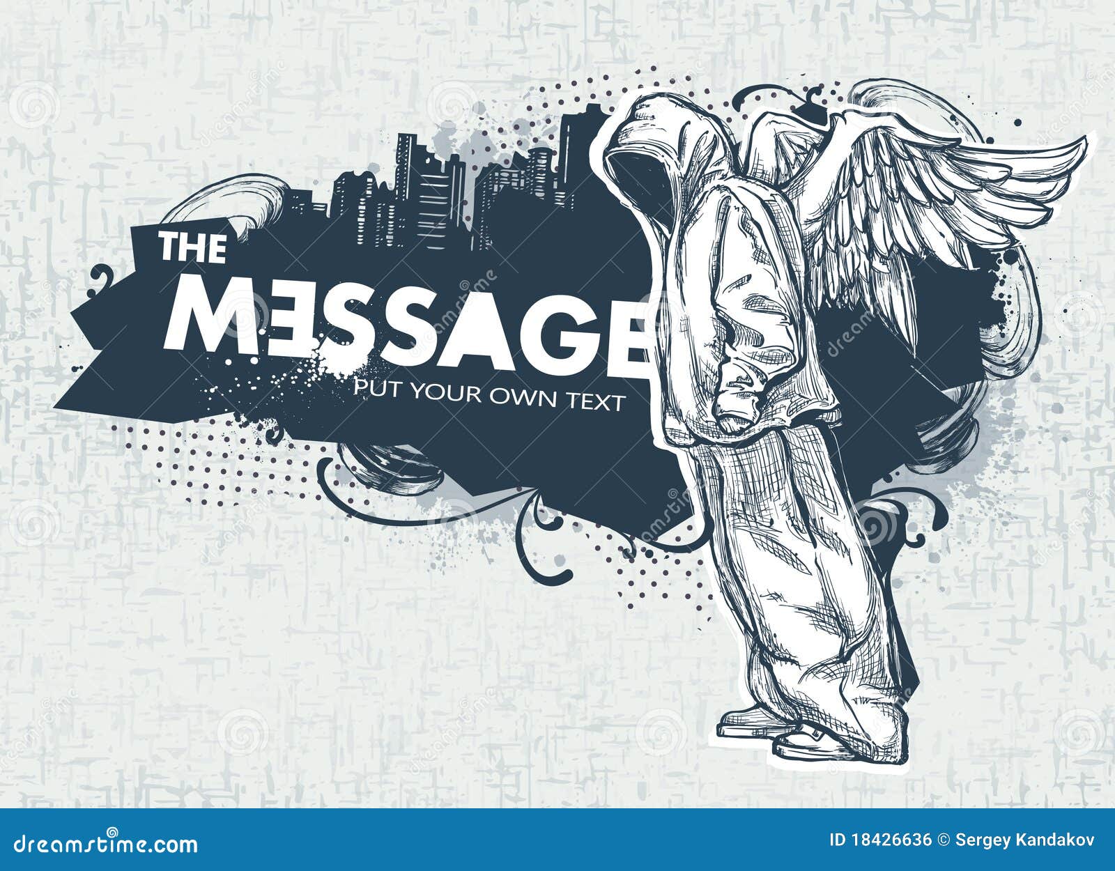 Modern Sketchy Style Banner Stock Vector - Illustration of abstract ...