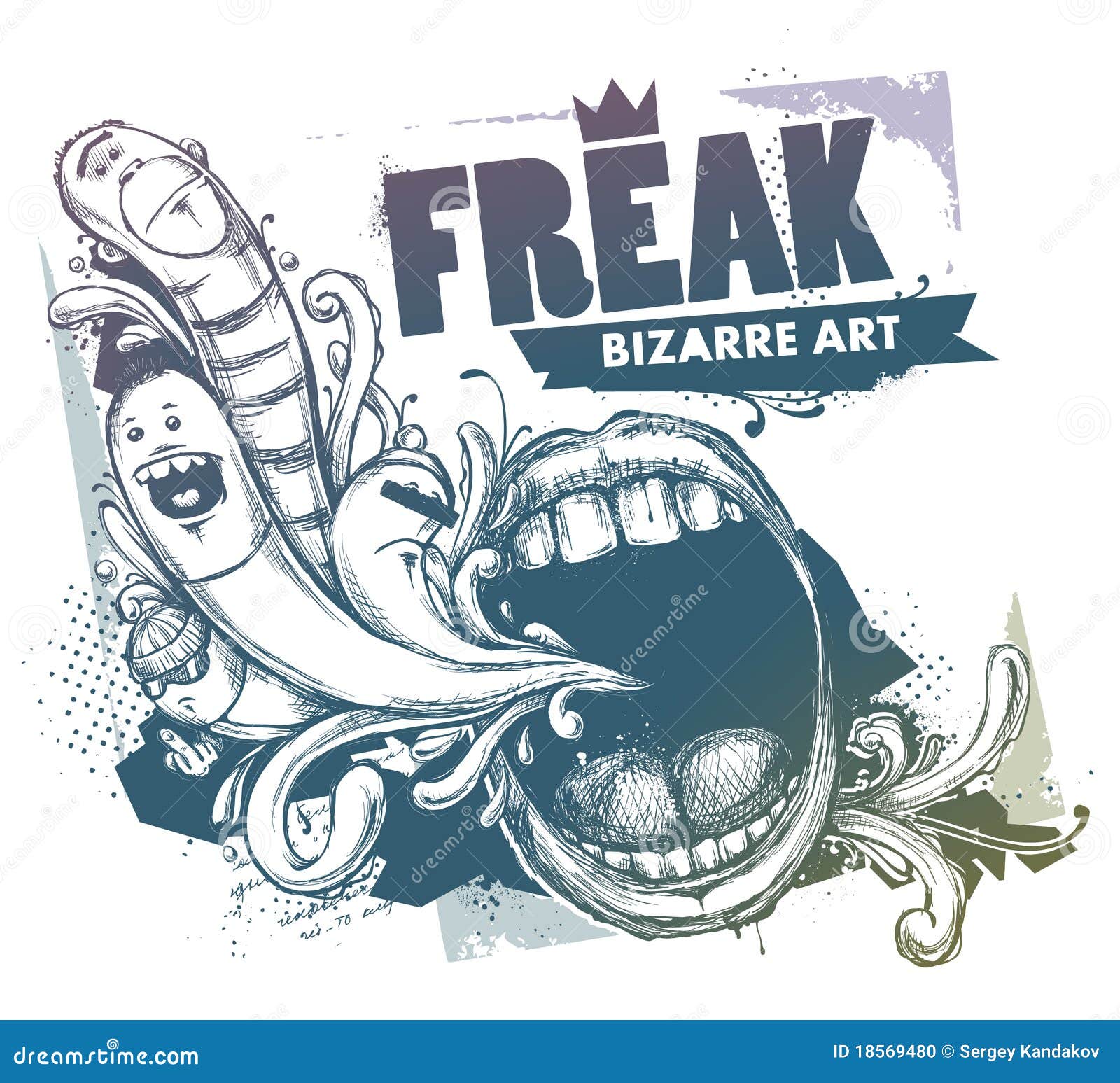 Modern sketchy style image stock vector. Illustration of message - 18569480