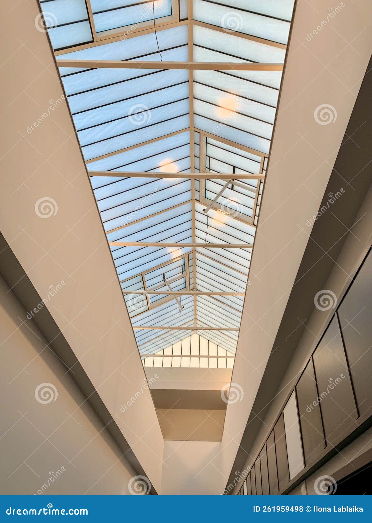 Modern Skylight On The Roof Of The House Stock Photography ...