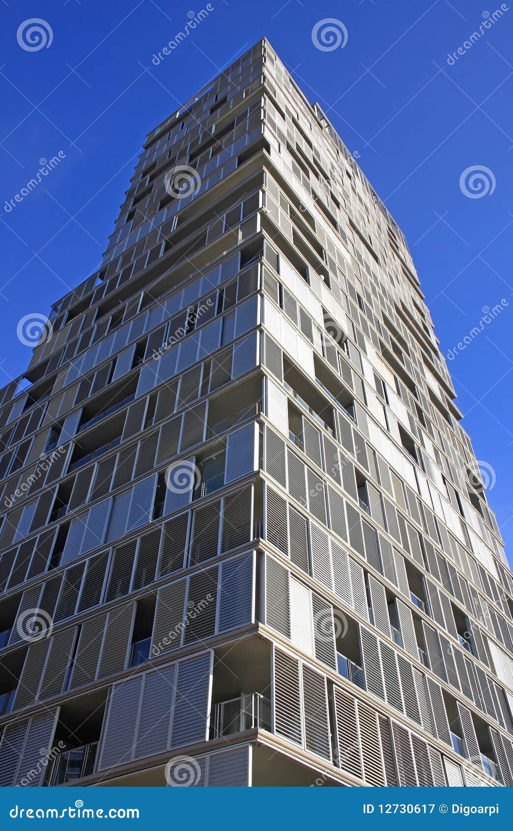 Modern skyscraper stock image. Image of shape, scene - 12730617