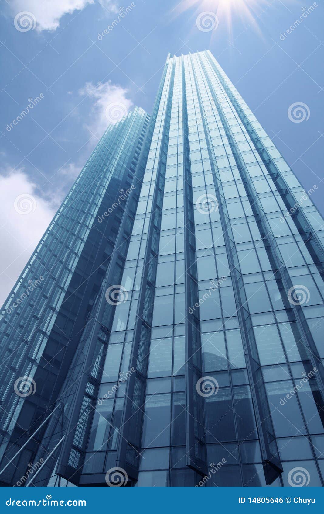 Modern skyscraper stock photo. Image of scenery, blue - 14805646
