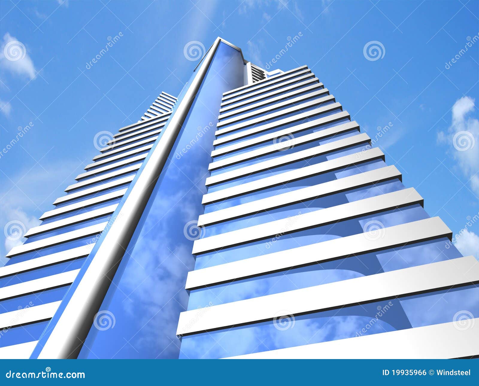 Modern Skyscraper, City Office Building, Downtown Architecture Vector ...