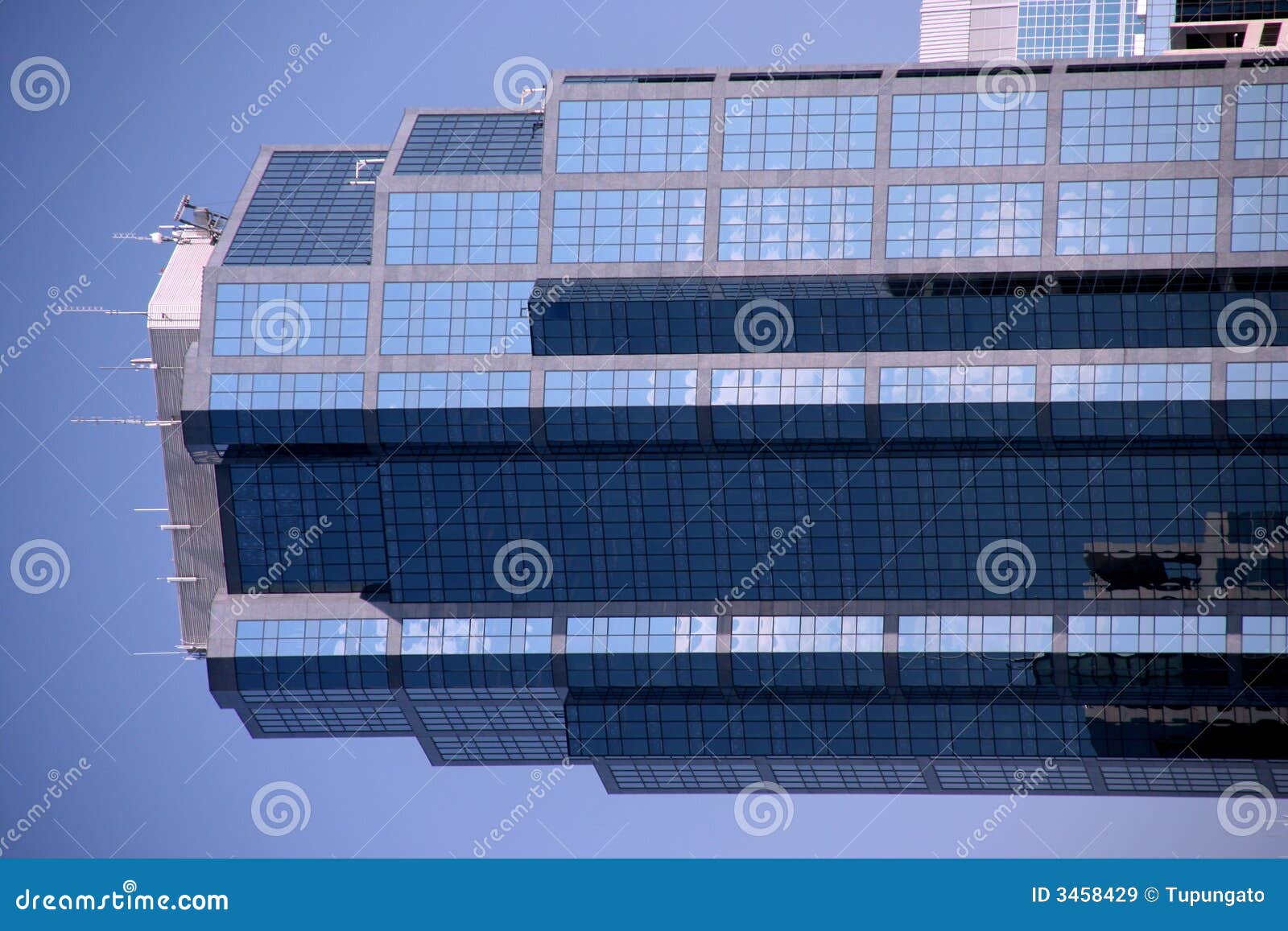 Modern skyscraper stock image. Image of architecture, city - 3458429