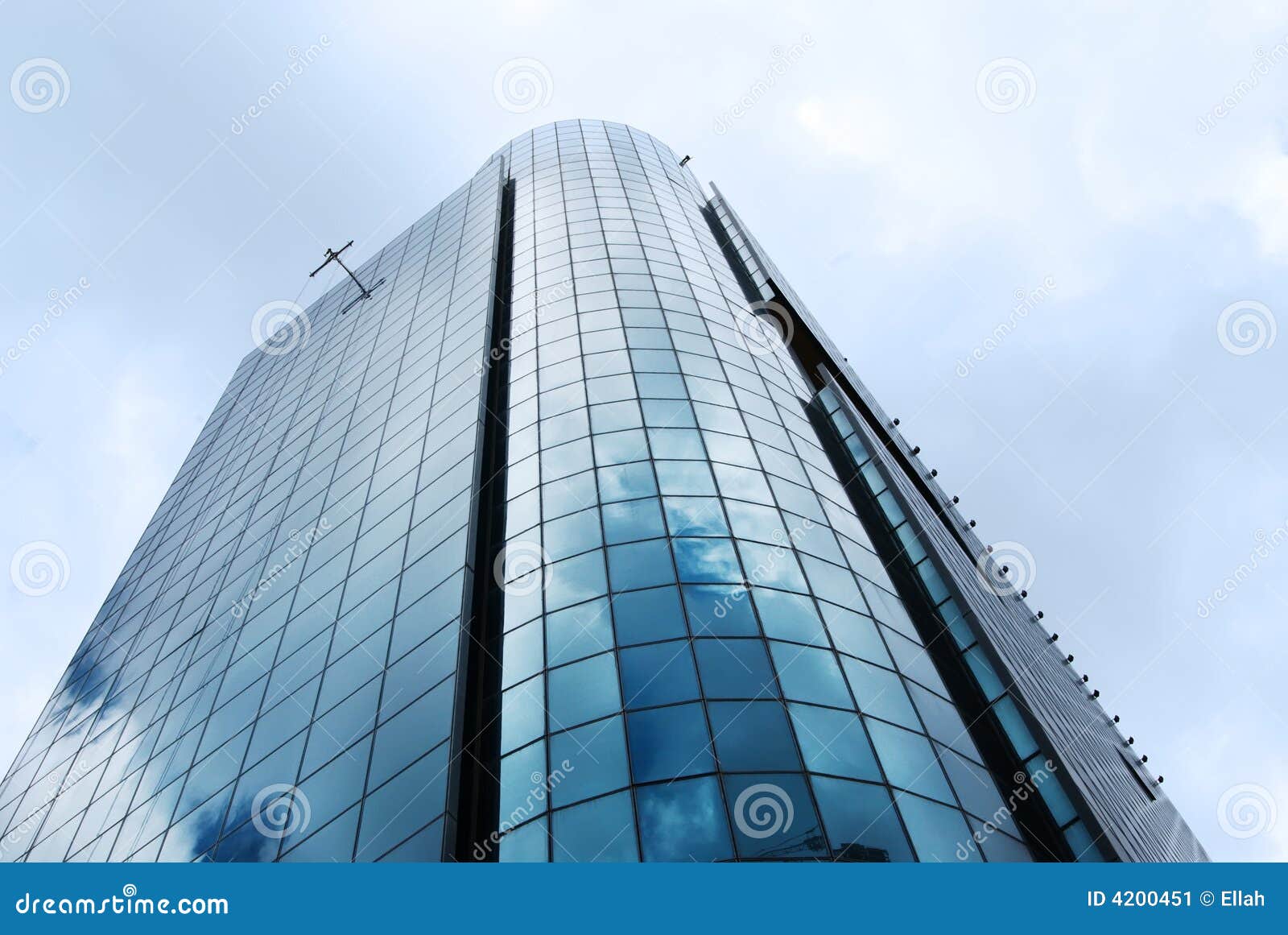 Modern skyscraper stock image. Image of design, blue, building - 4200451