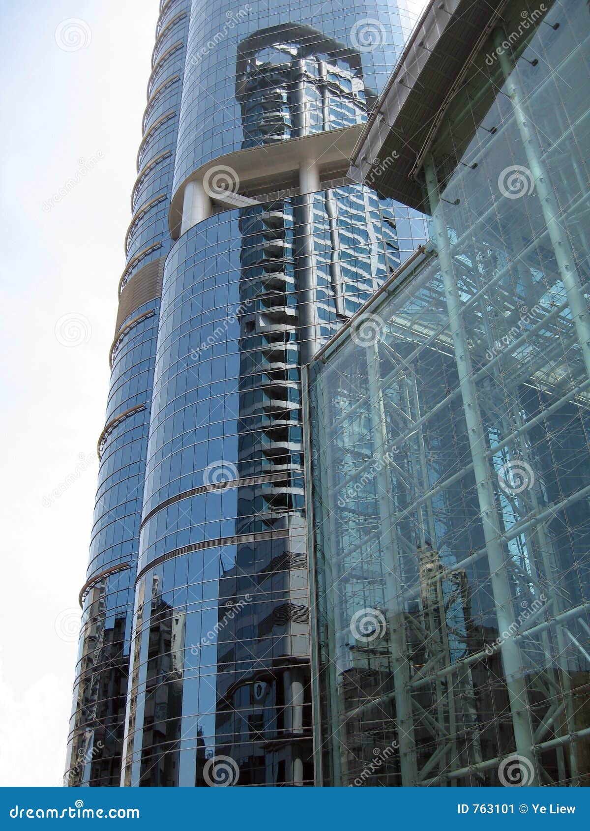 Modern Skyscraper stock image. Image of corporation, business - 763101