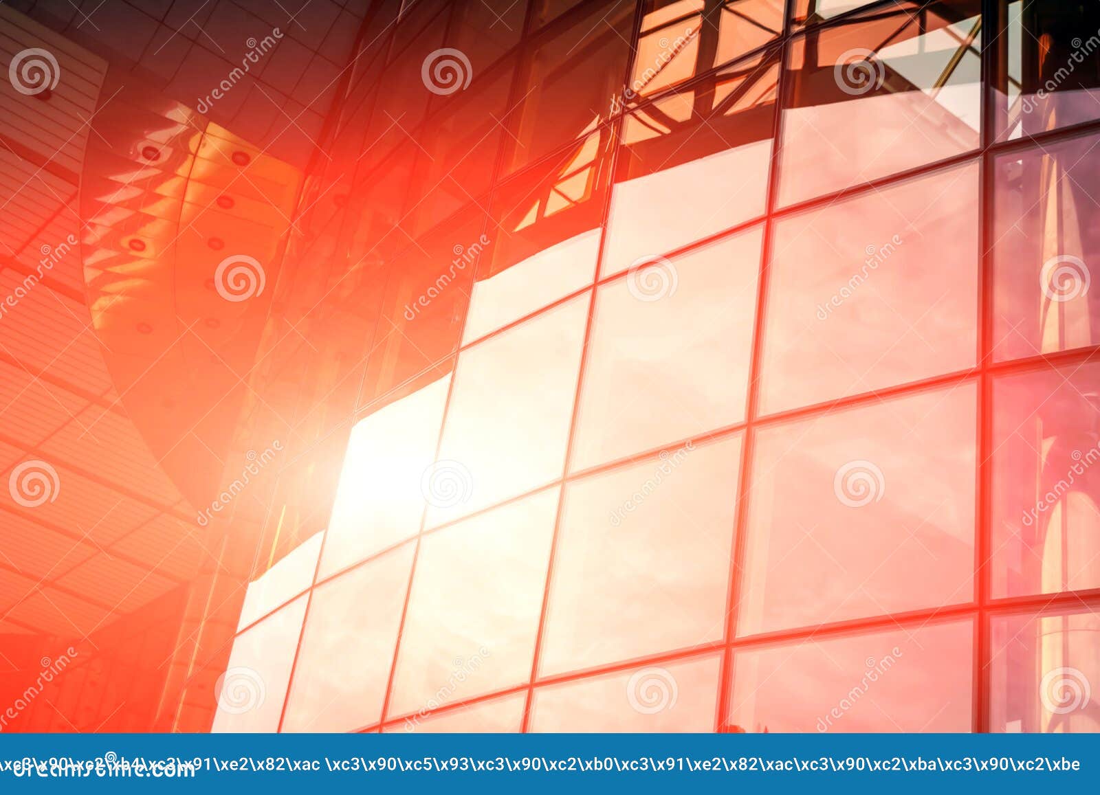 Modern Skyscraper on a Background of Blue Sky Stock Image - Image of ...