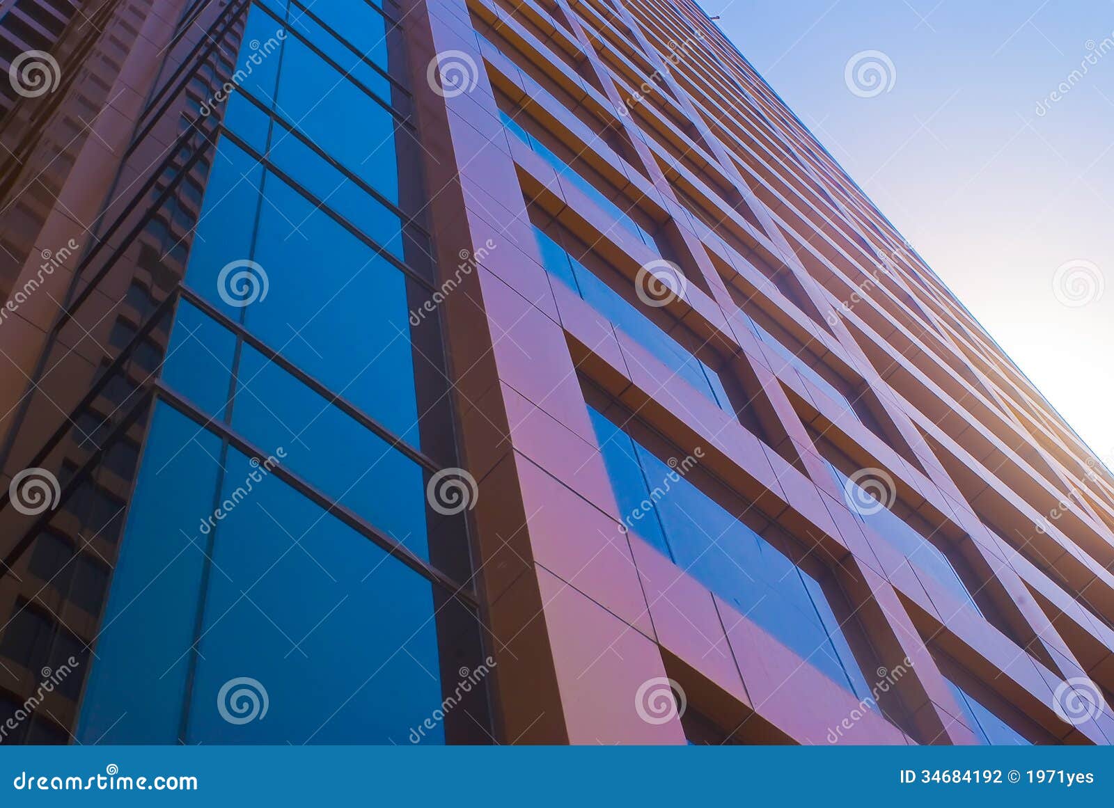 The modern skyscraper stock photo. Image of high, glass - 34684192