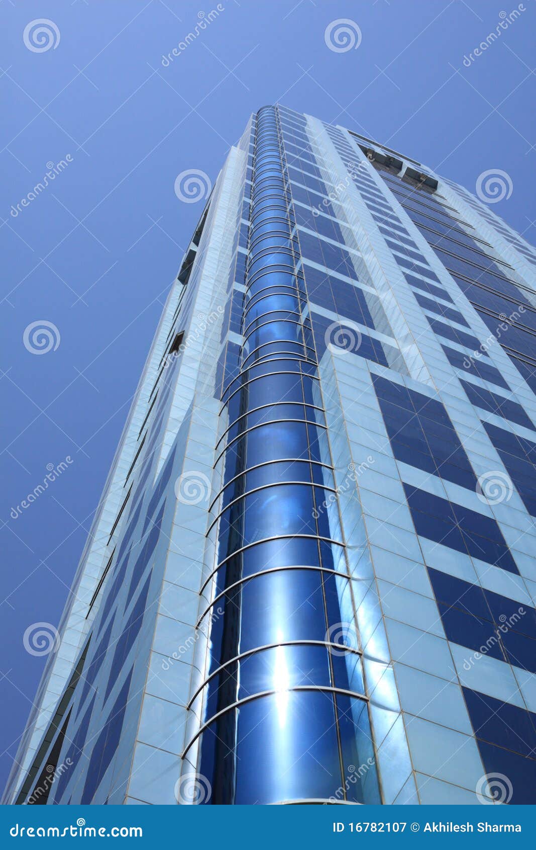 Modern Skyscraper building stock image. Image of rise - 16782107
