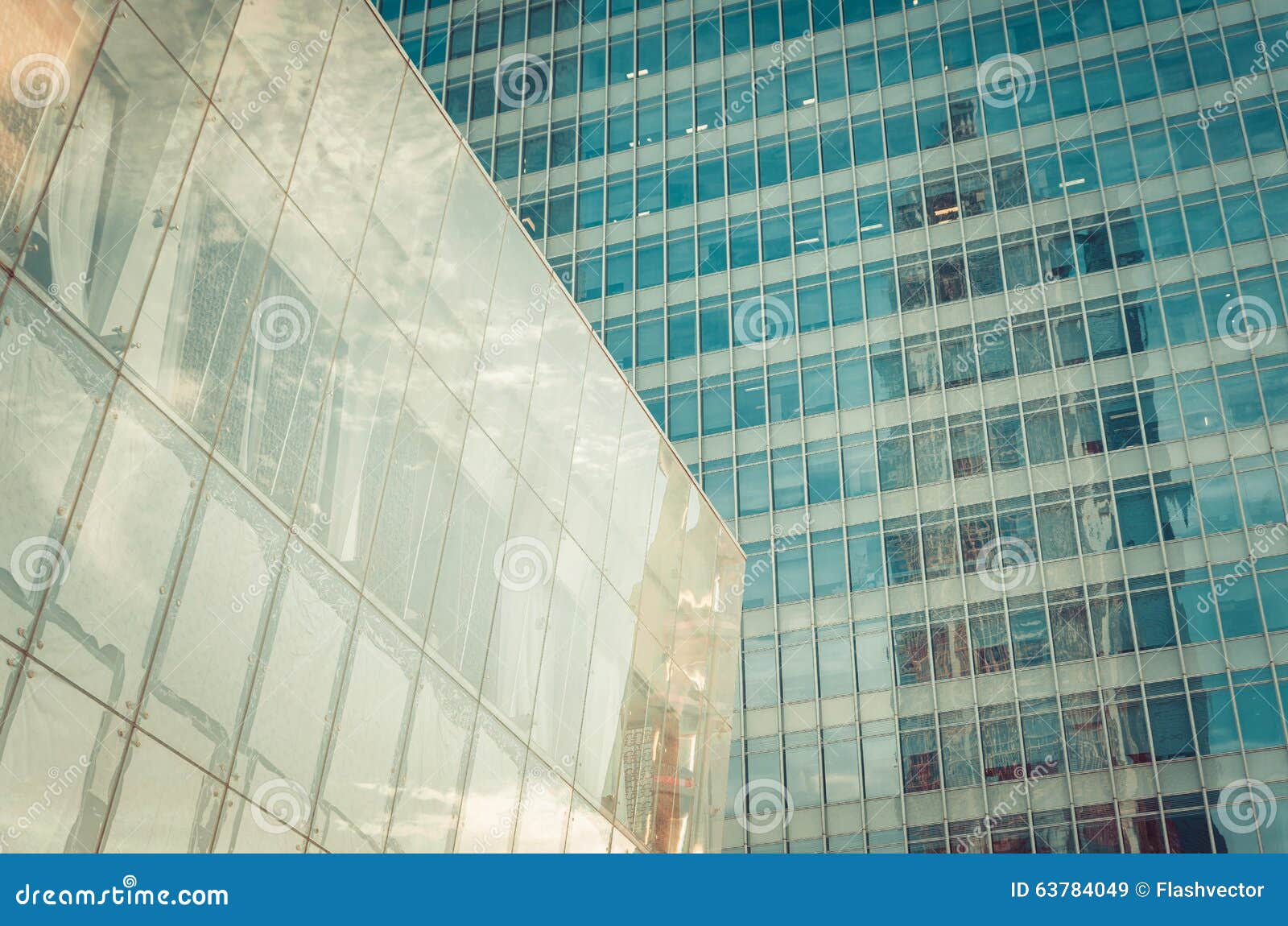 Modern Skyscraper Business Office, Corporate Building Abstract. Stock ...