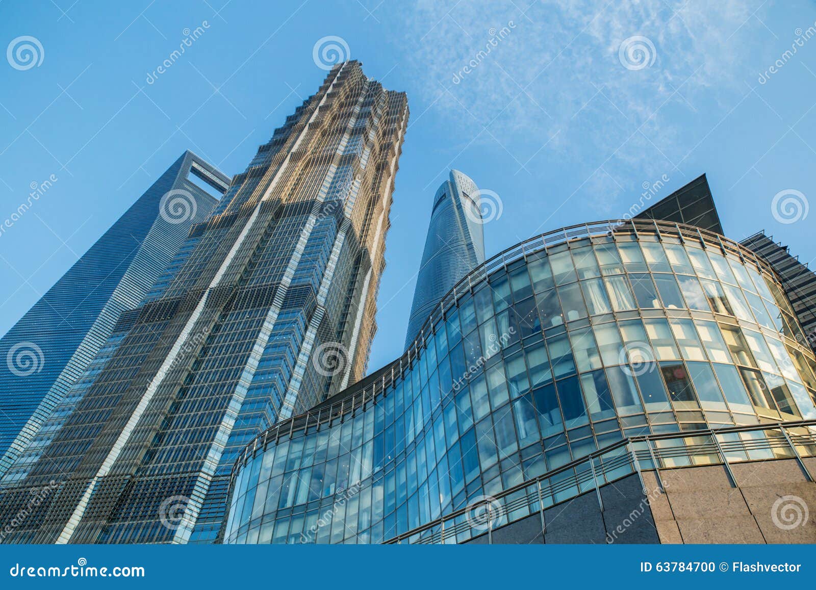 Modern Skyscraper Business Office, Corporate Building Abstract. Stock ...