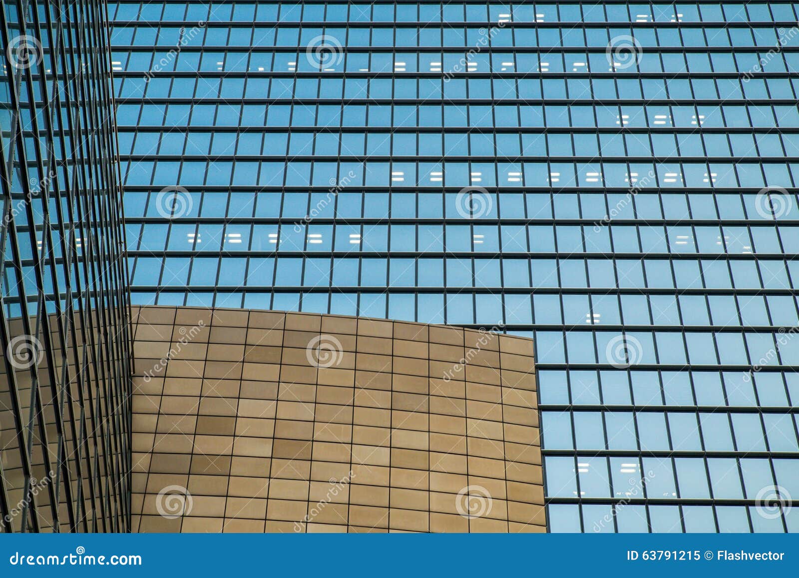 Modern Skyscraper Business Office, Corporate Building Abstract. Stock ...