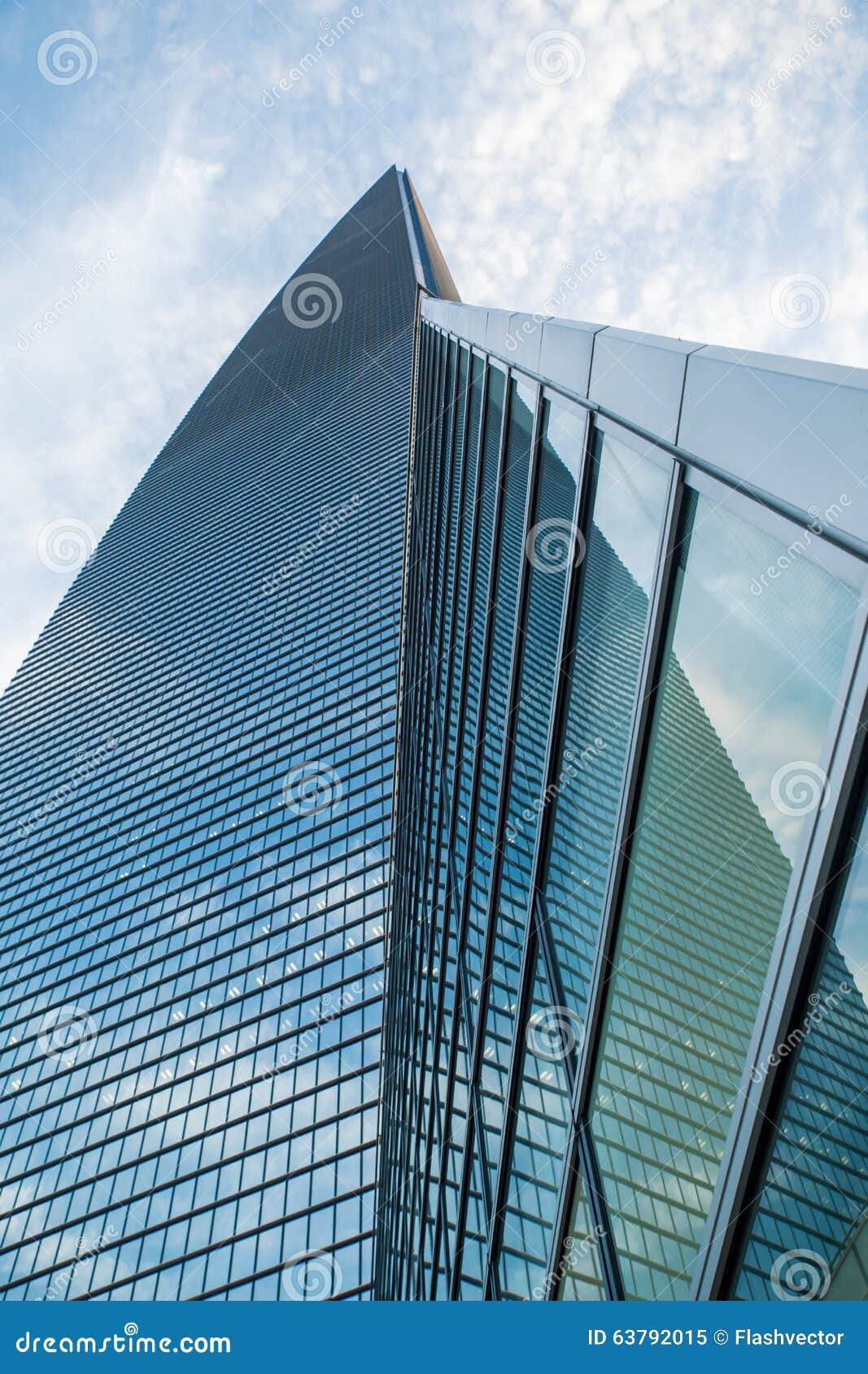 Modern Skyscraper Business Office, Corporate Building Abstract. Stock ...