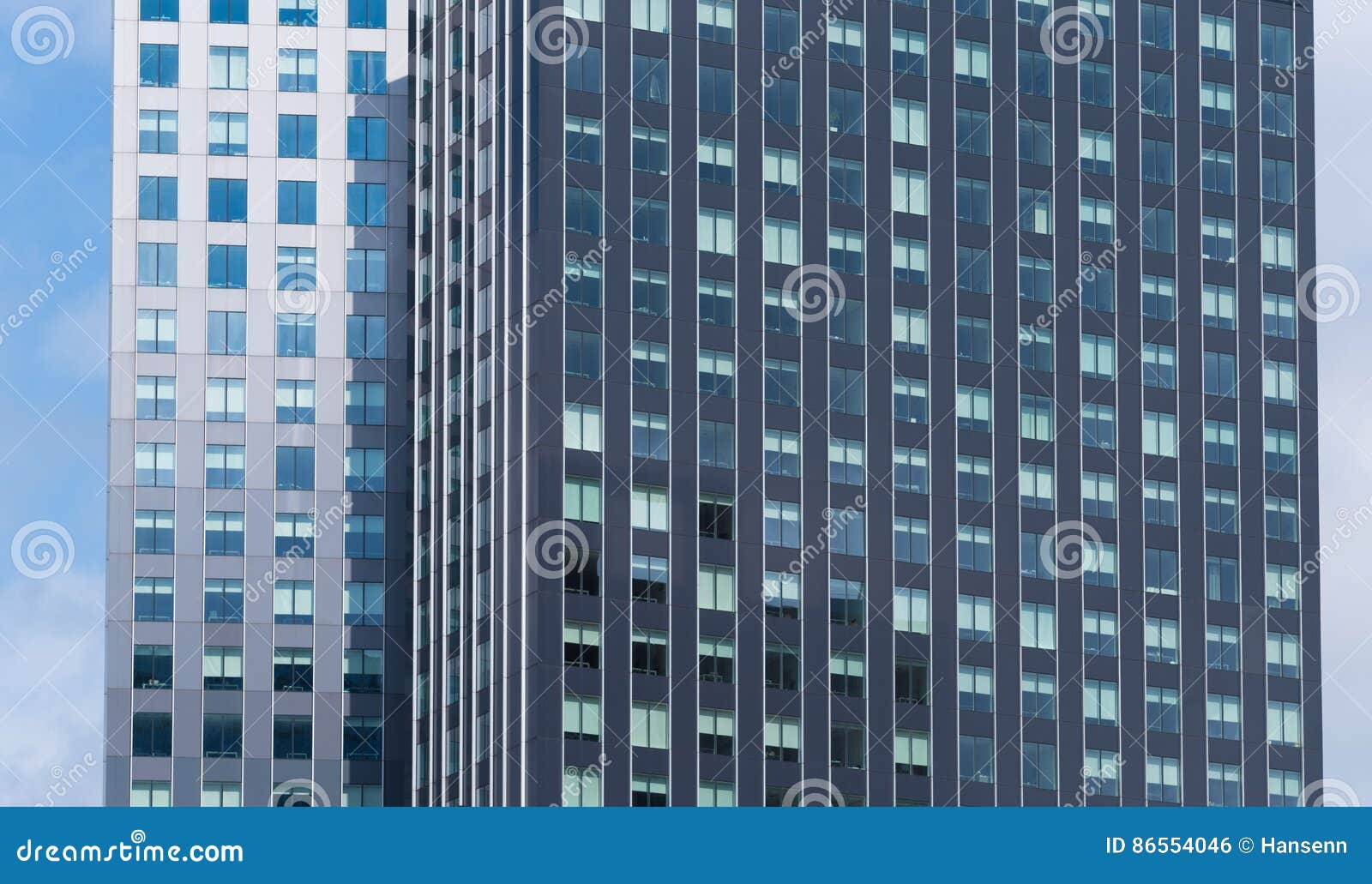 Modern skyscraper closeup stock photo. Image of highrise - 86554046