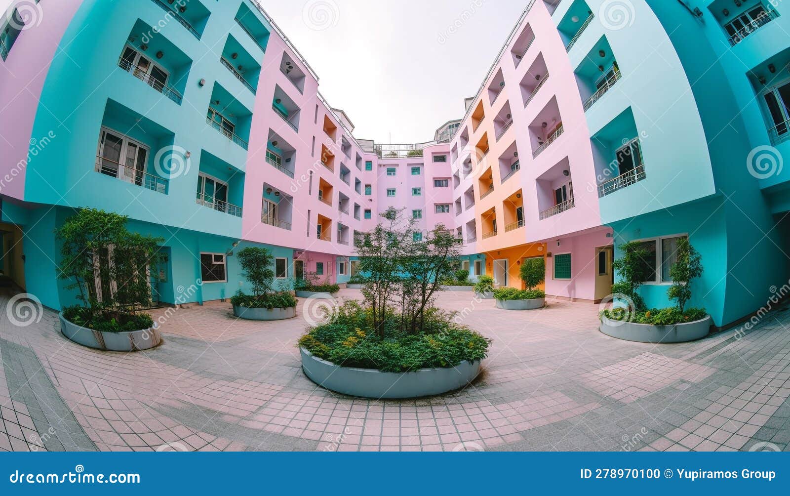 The Modern Skyscraper Elegant Design Overlooks the City Rich History ...