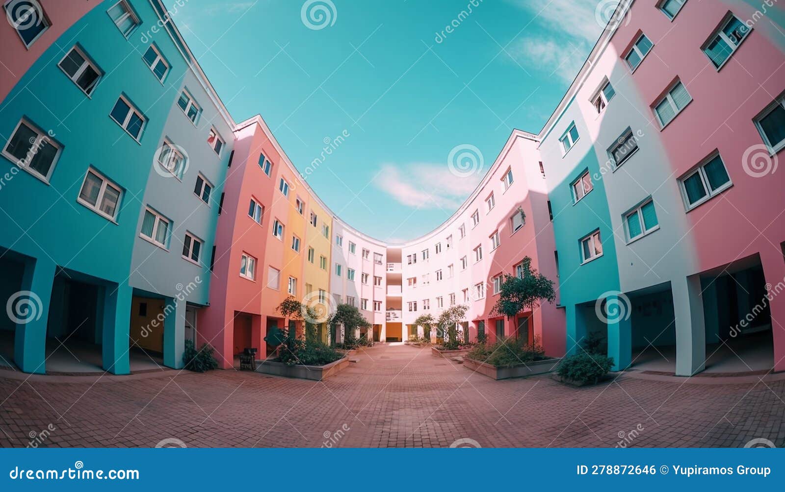 The Modern Skyscraper Elegant Facade Glows Blue in the Night Generated ...