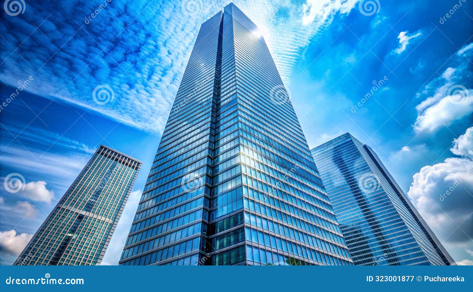 Modern Skyscraper Emphasizing Scale and Vastness for a Breathtaking ...