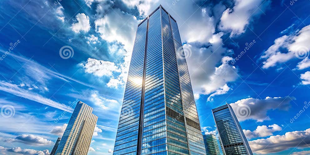 Modern Skyscraper Emphasizing Scale and Vastness for a Breathtaking ...