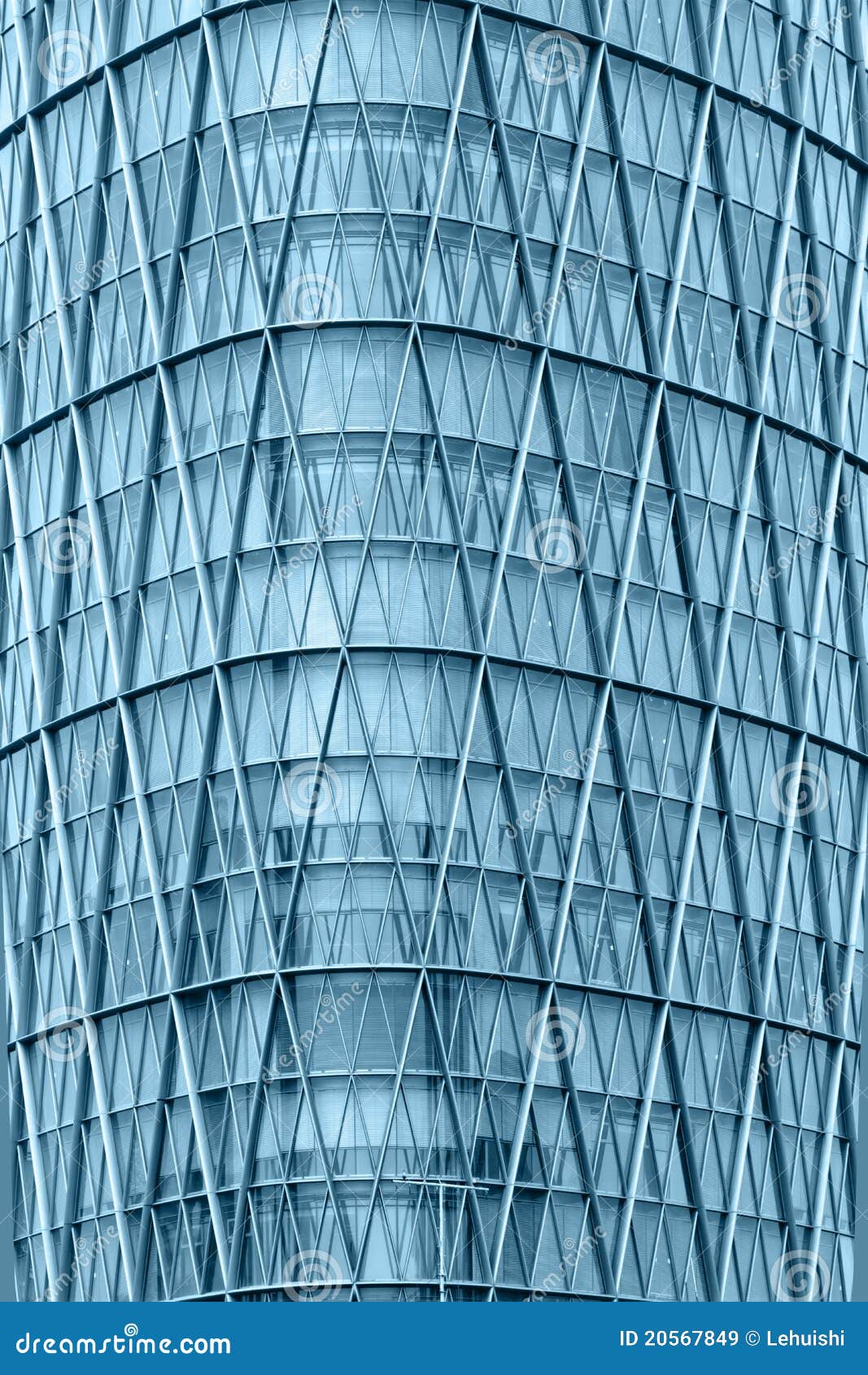 Modern Skyscraper Glass Windows Wall Stock Image - Image of construct ...