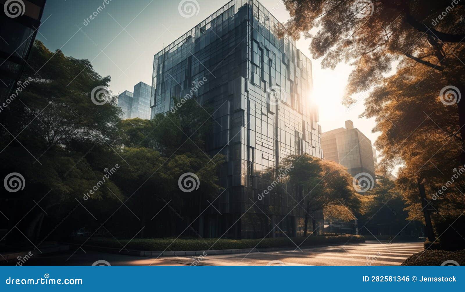 Modern Skyscraper Reflects City Life In Futuristic Built Structure ...