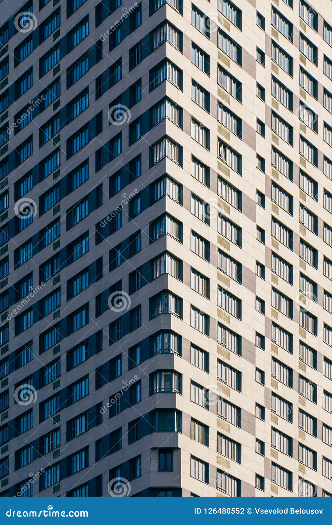 Modern Skyscraper on the Sky Background. Stock Photo - Image of ...