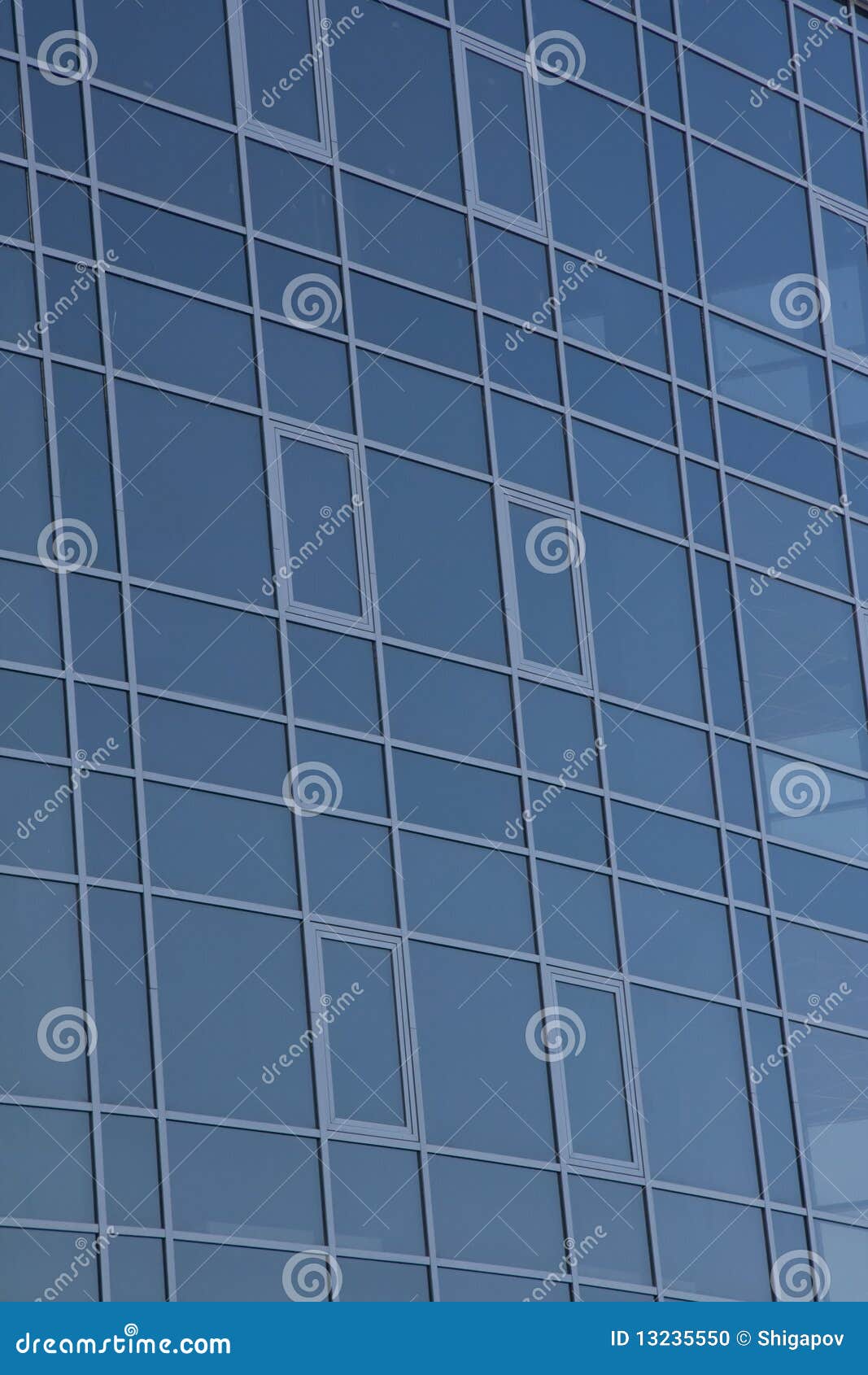 Modern skyscraper window stock photo. Image of facade - 13235550