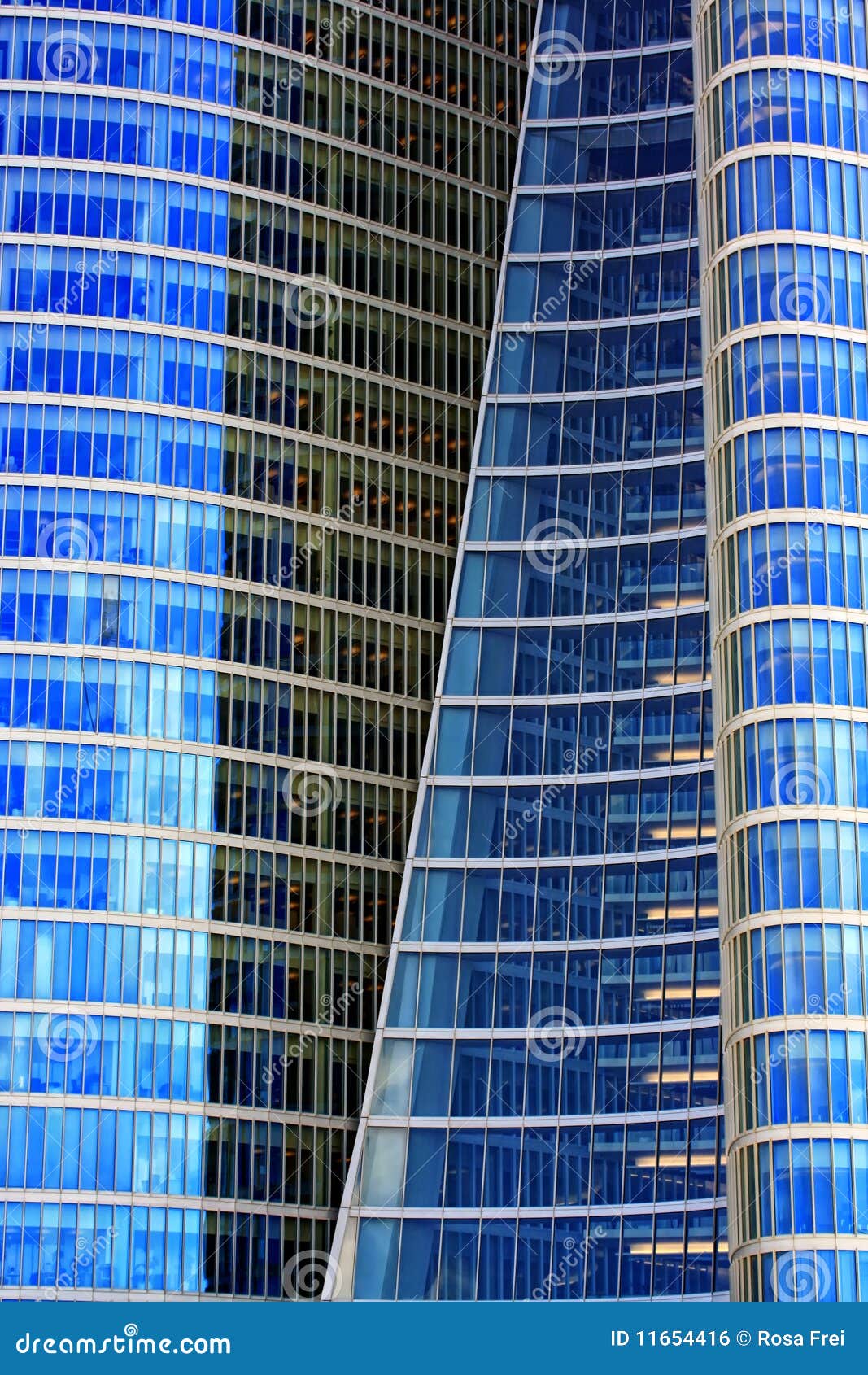 Modern Skyscraper Window Front Stock Photo - Image of closeup, metal ...