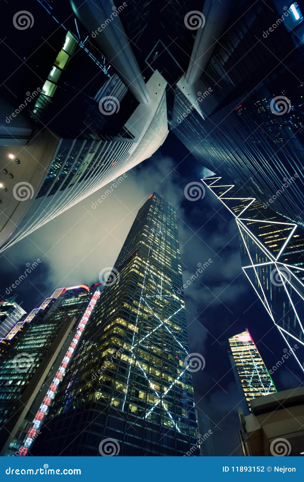 Modern skyscrapers stock photo. Image of large, landmark - 11893152