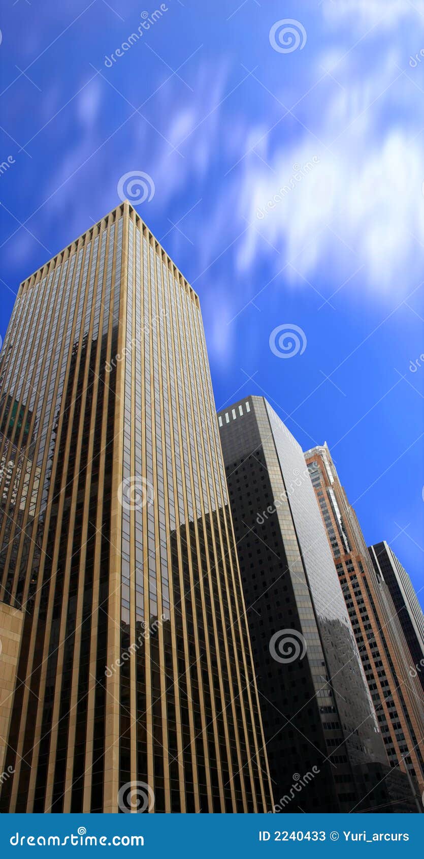 Modern Skyscrapers stock image. Image of corporate, built - 2240433