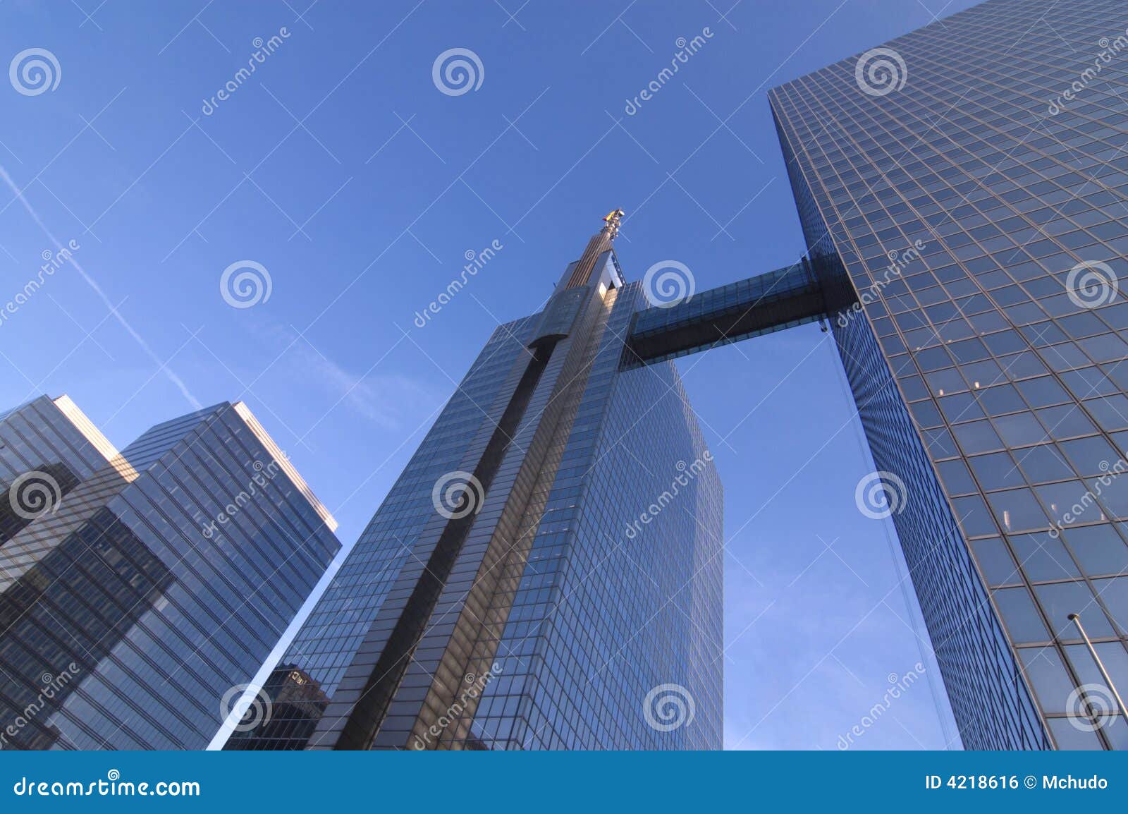 Modern skyscrapers stock photo. Image of downtown, dome - 4218616