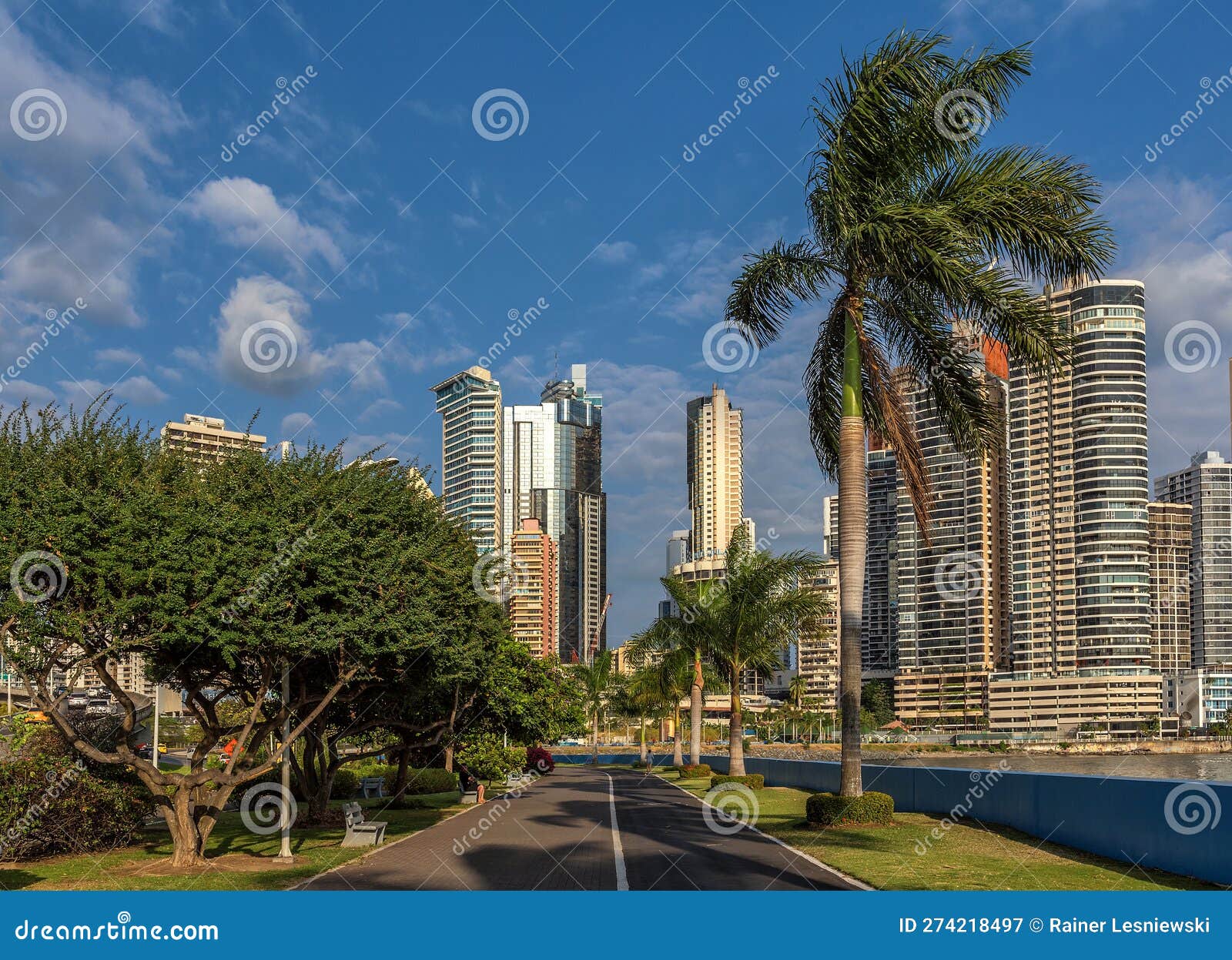 Modern Skyscrapers in Downtown Panama City, Panama Stock Image - Image ...