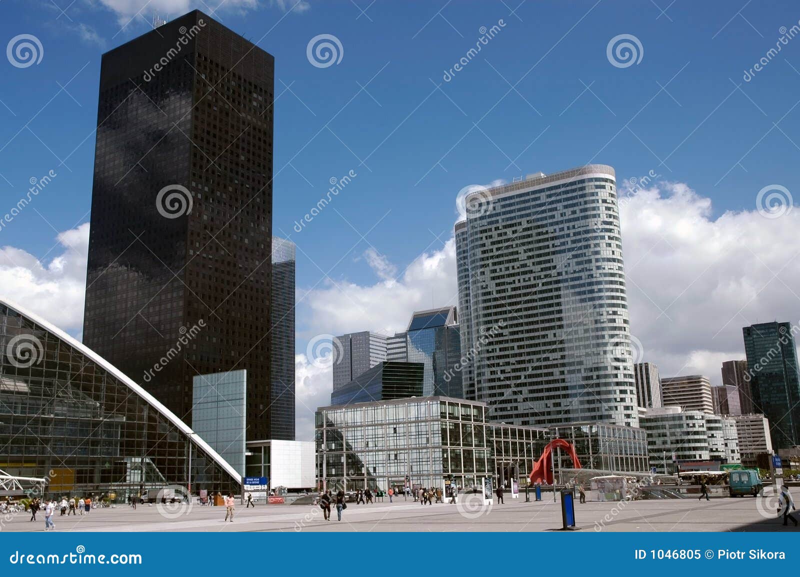 Modern Skyscrapers Landscape in Paris Stock Image - Image of paris ...