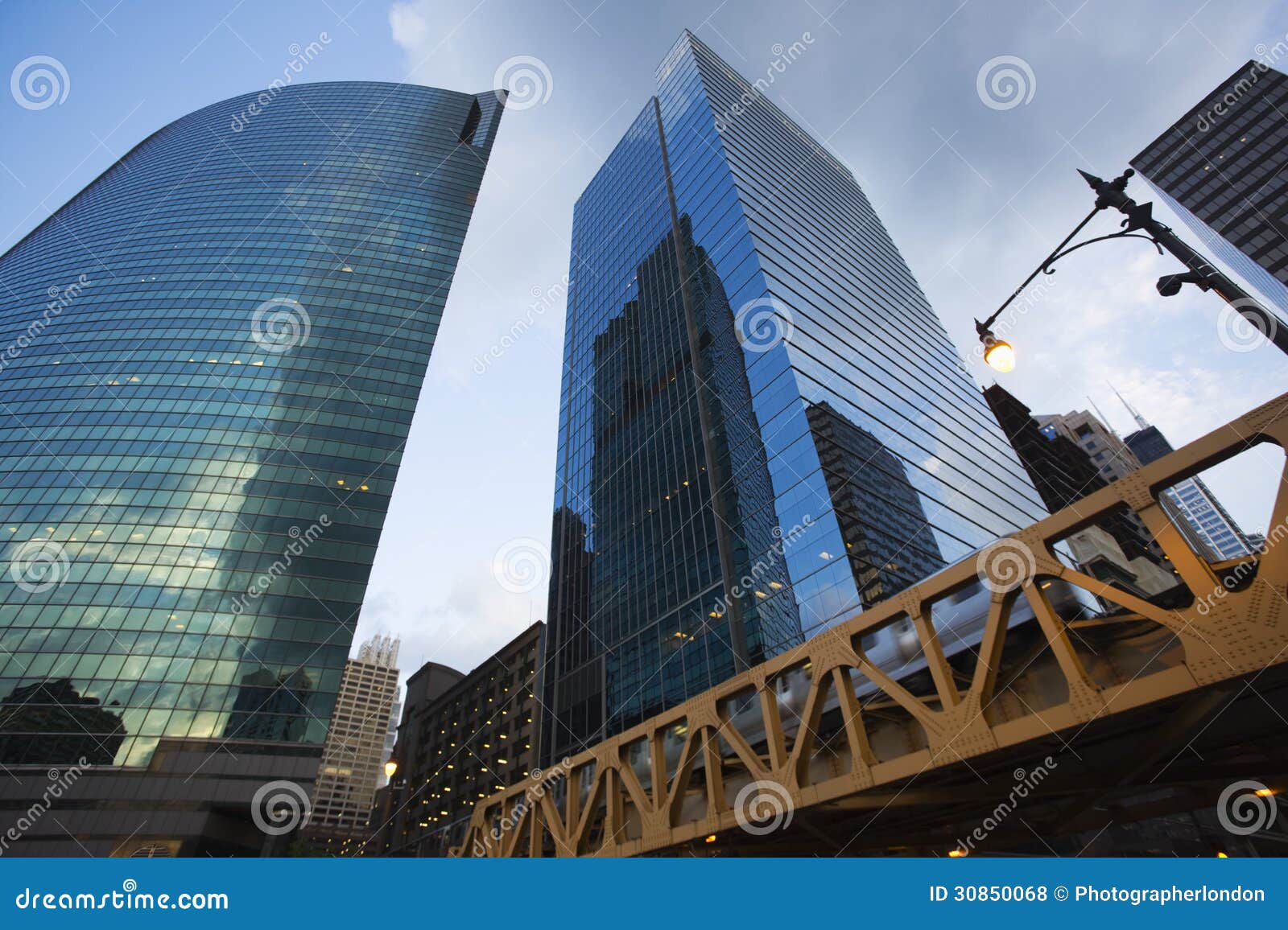 View From Chicago City From A Plane Royalty-Free Stock Image ...