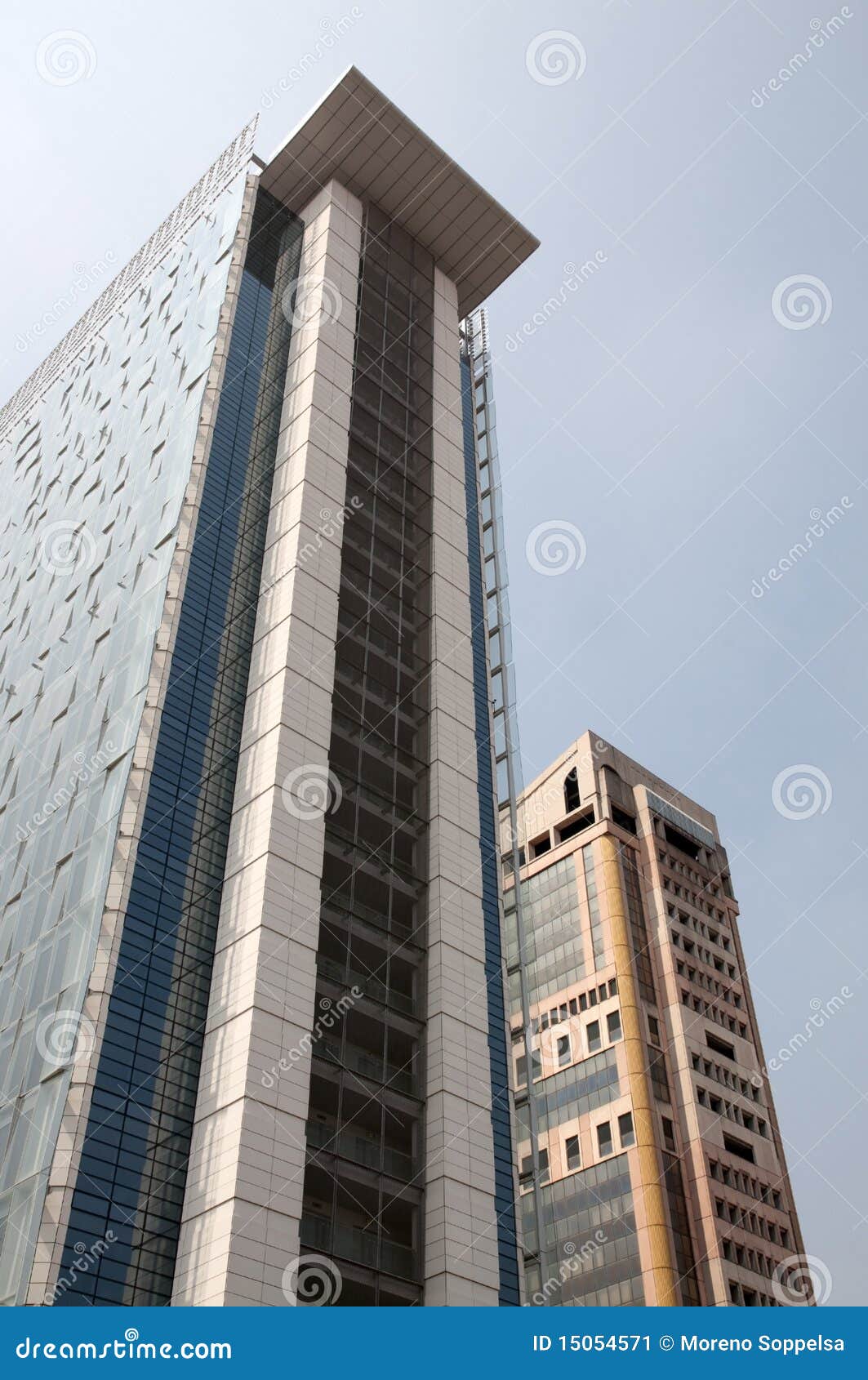 Modern Skyscrapers (Milan, Italy) Stock Image - Image of institution ...