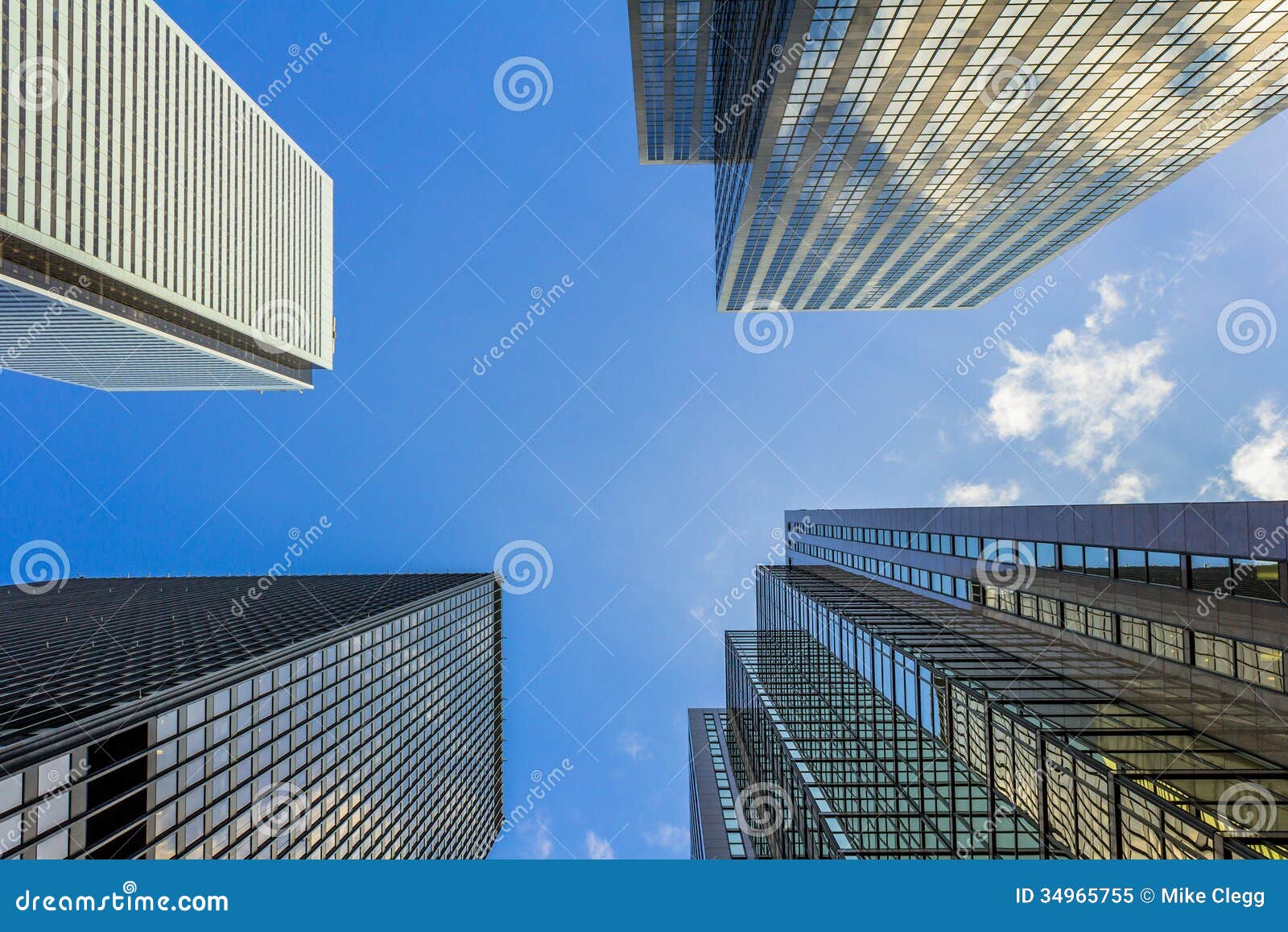 Modern Skyscrapers stock image. Image of structure, glass - 34965755