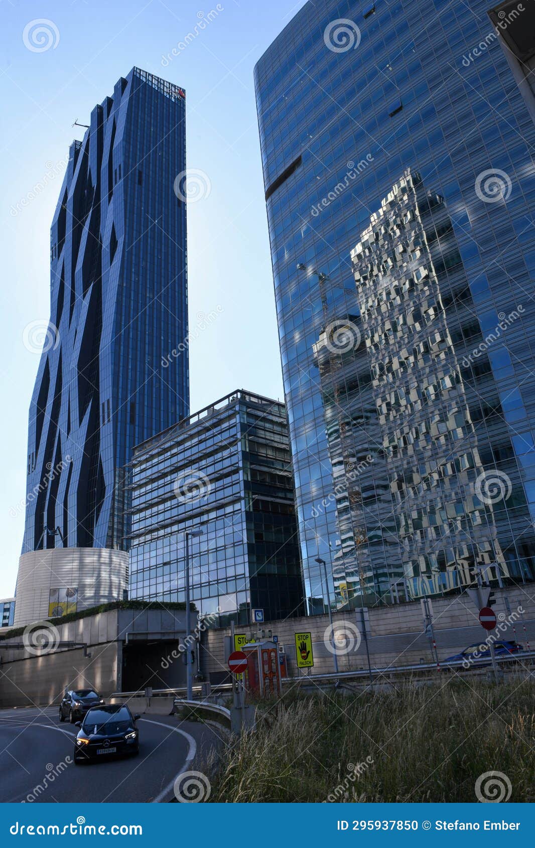 Modern Skyscrapers of Vienna on Austria Editorial Image - Image of ...