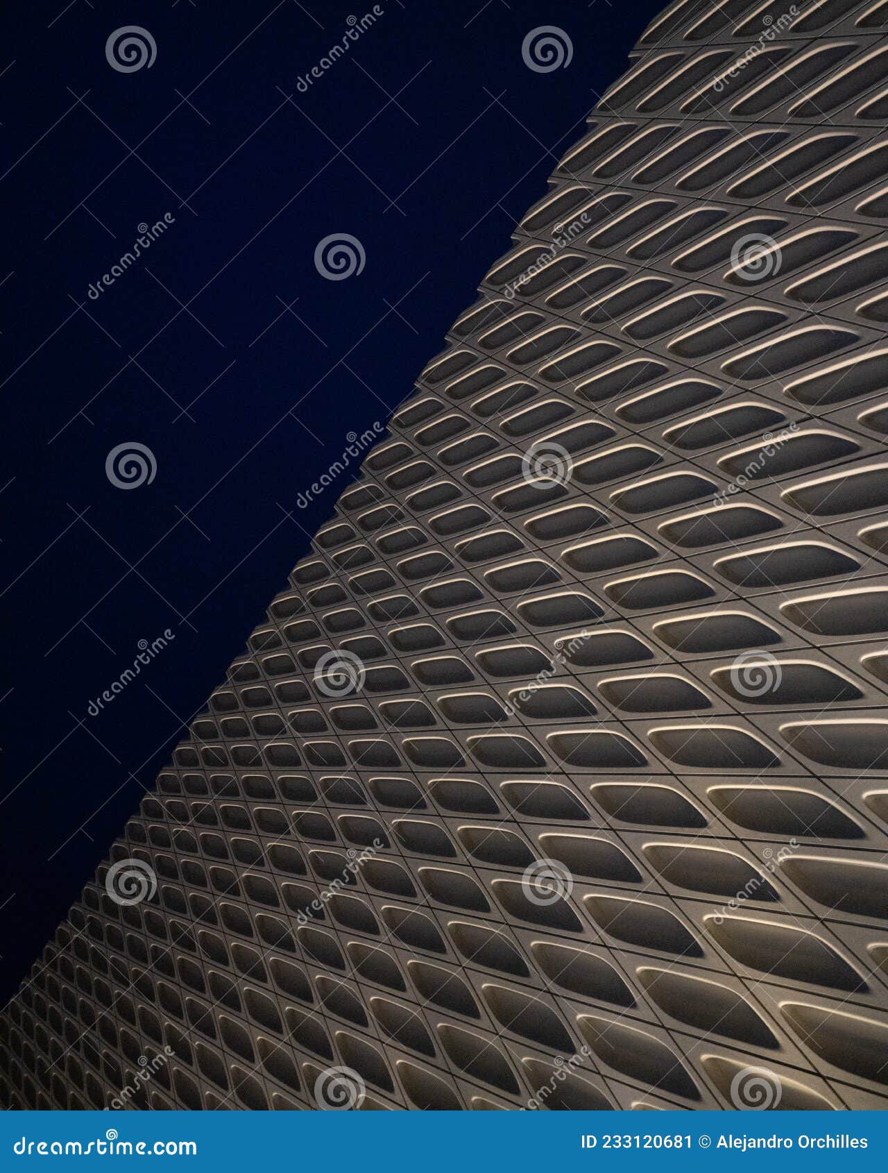 Slanted Building By Sky Background Royalty-Free Stock Photo ...