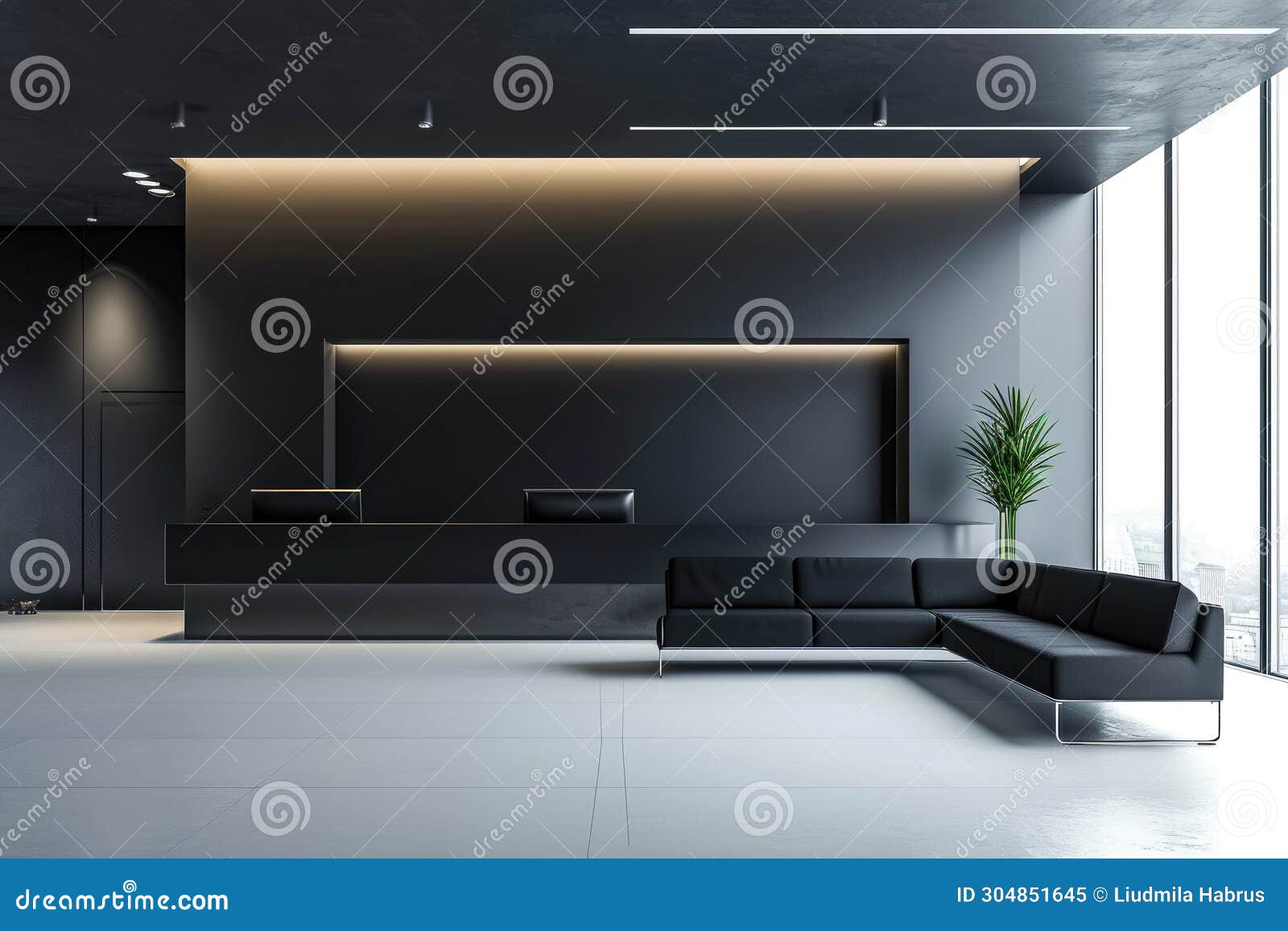 Modern and Sleek Design with a Monochrome Color Scheme Stock Image ...